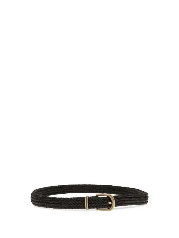 Brunello Cucinelli Braided Leather Belt