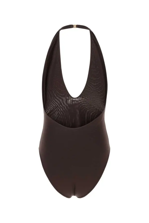 Zimmermann Stretch Viscose Luca Bodysuit - Brown