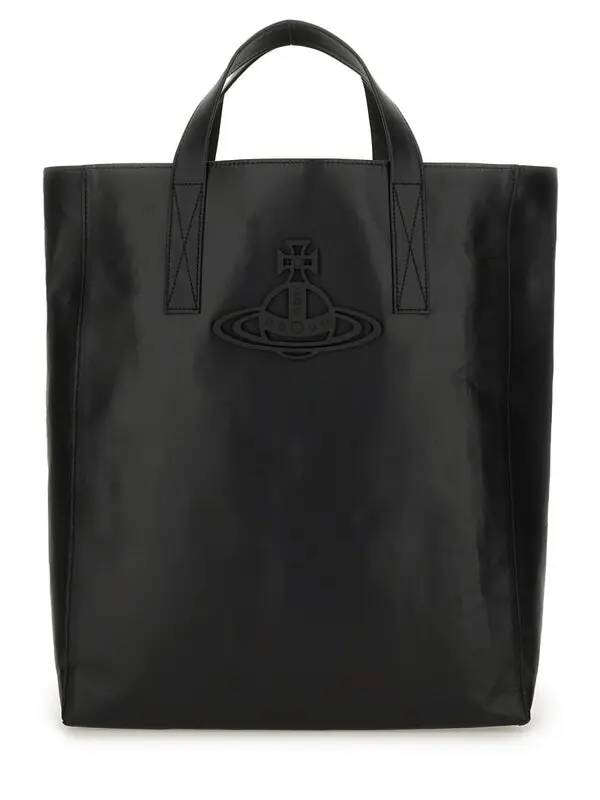 VIVIENNE WESTWOOD Medium Sarah Tote Bag - Black
