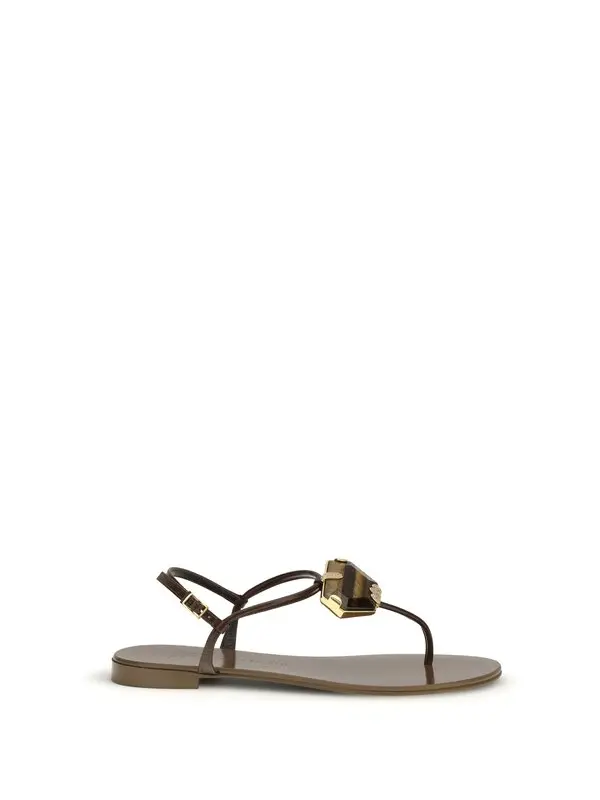GIUSEPPE ZANOTTI Pia Muse Sandals - Brown