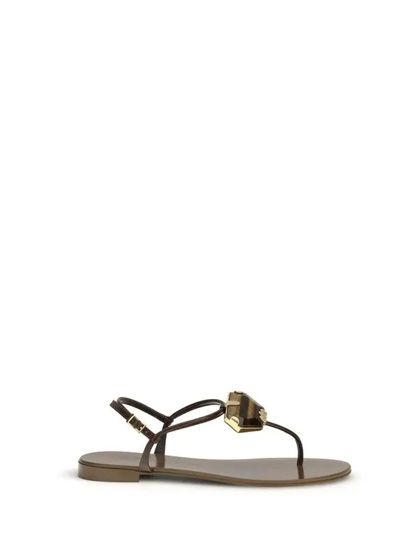 GIUSEPPE ZANOTTI Pia Muse Sandals - Brown