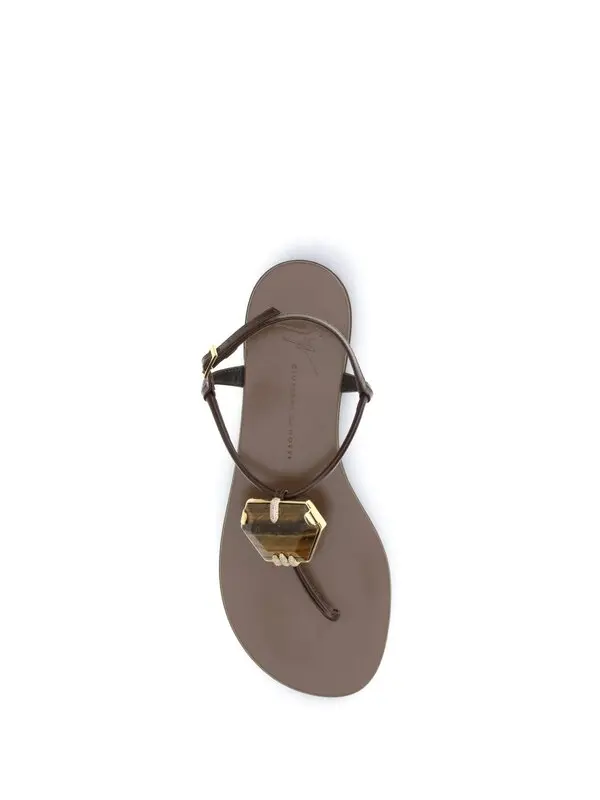 GIUSEPPE ZANOTTI Pia Muse Sandals - Brown