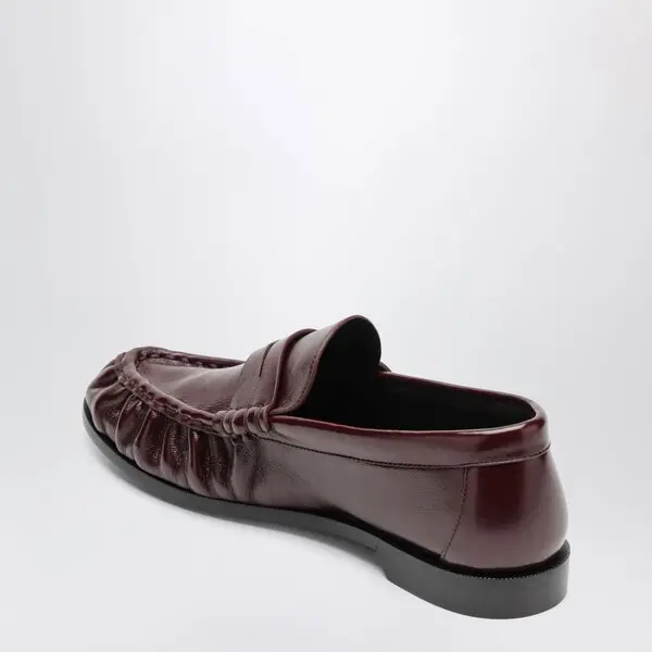 Saint Laurent Calfskin Le Loafer - Red