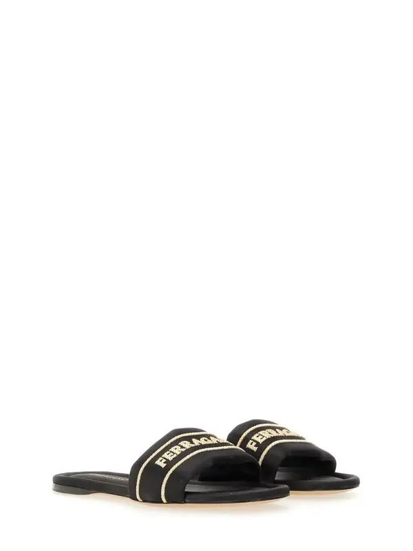 FERRAGAMO Logo Slide Sandal