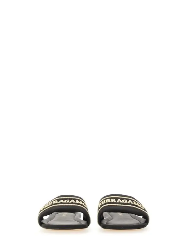FERRAGAMO Logo Slide Sandal