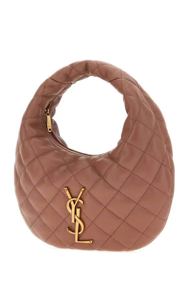 Saint Laurent Nappa Leather Shoulder Bag - Pink