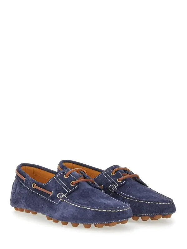 TOD'S Leather Loafer - Blue