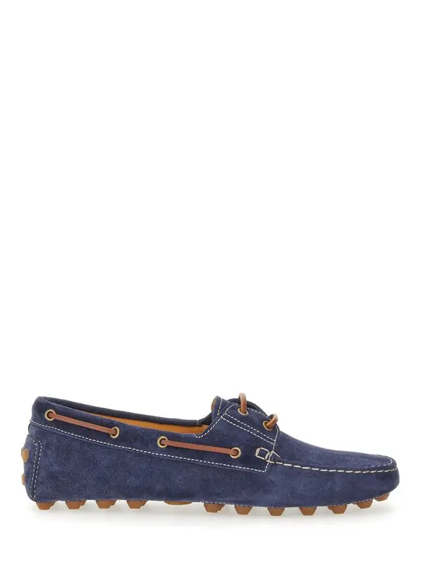 TOD'S Leather Loafer - Blue