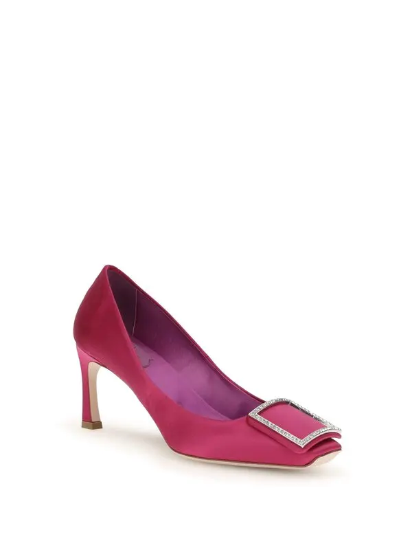 ROGER VIVIER Satin Trompette Pumps
