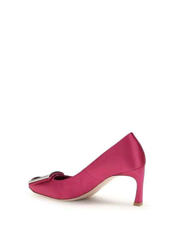 ROGER VIVIER Satin Trompette Pumps