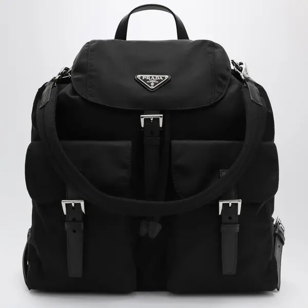 Prada Large Re-nylon Backpack - Black