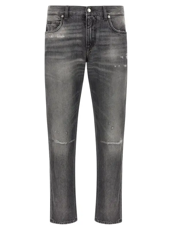Dolce & Gabbana Distressed Jeans - Gray