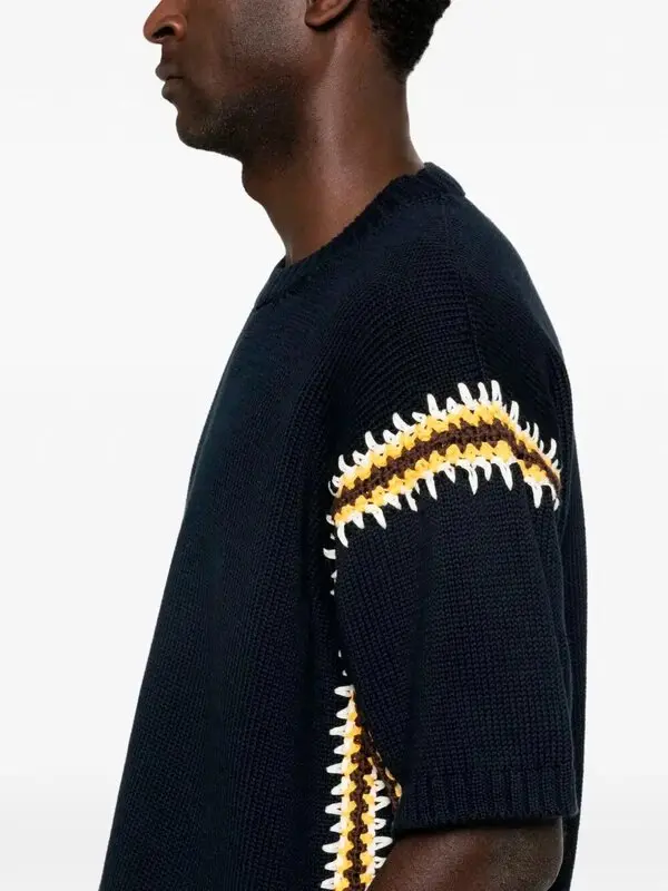 Prada Cotton Linen Polo Neck