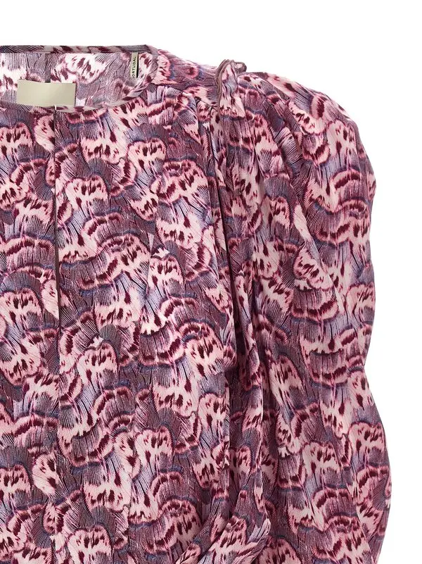 Isabel Marant Étoile Zarga Silk Blouse - Multicolor
