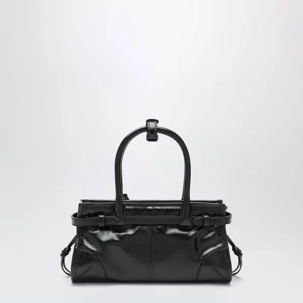 Prada Bonnie Mini Calf Leather Handbag - Black