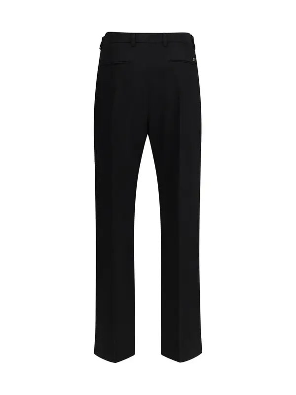 Valentino Garavani Virgin Wool Tailored Pants - Black