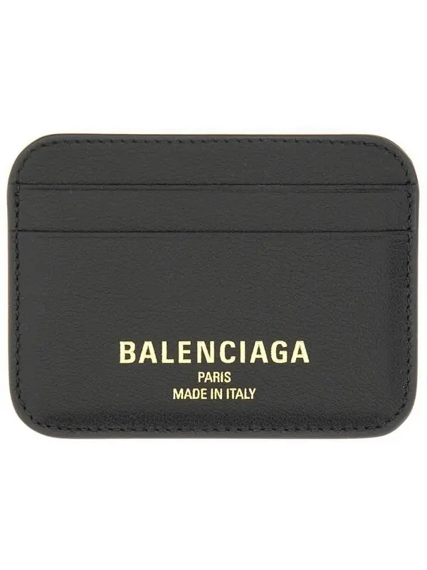 Balenciaga Cash 2.0 Card Holder - Black