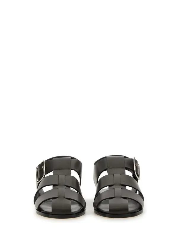 AeydĒ Leather Sandals - Brown