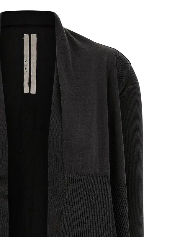 Rick Owens Cotton Wrap Cardigan