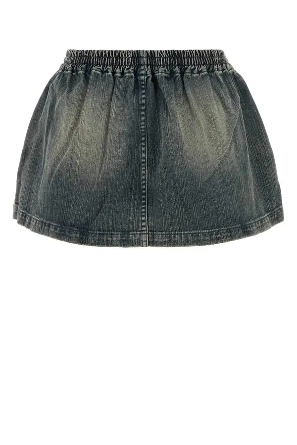 Balenciaga Denim Mini Skirt