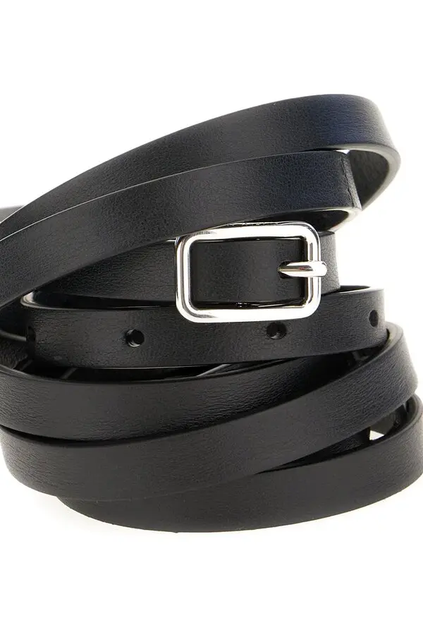 Givenchy Leather Skinny Belt - Multicolor