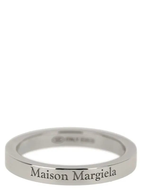 MAISON MARGIELA Logo Ring - Silver