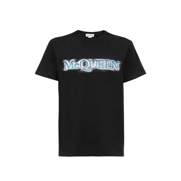 Alexander McQueen Logo T-shirt - Black