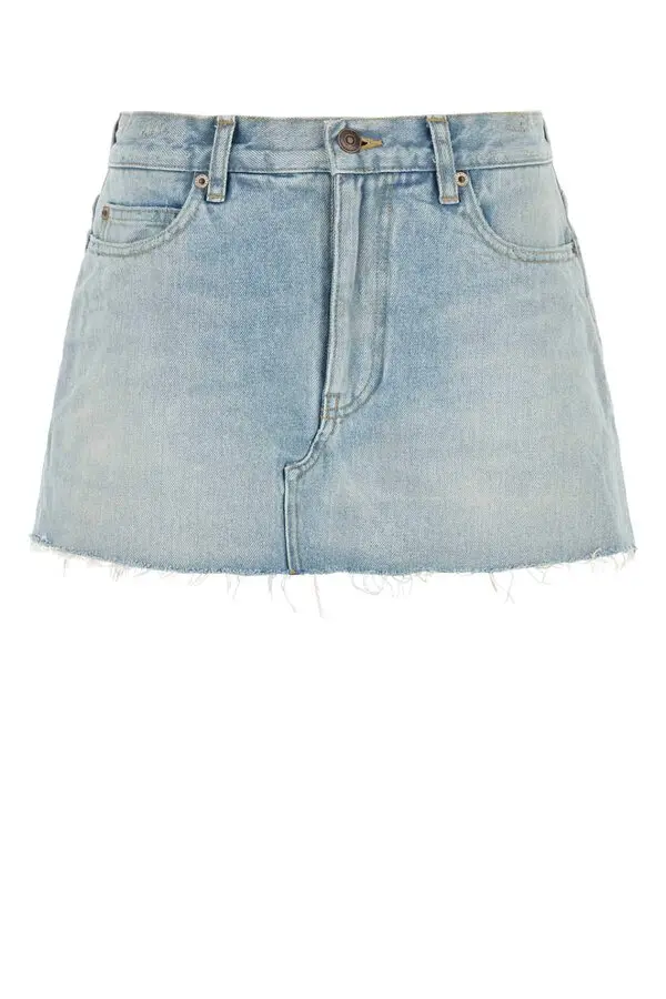 Balenciaga Denim Pant-skirt - Blue