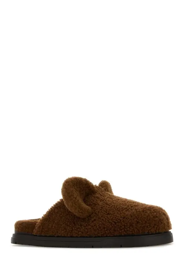 Fendi Shearling Slippers