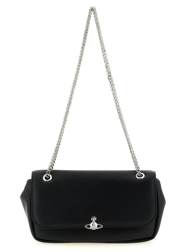 VIVIENNE WESTWOOD Chain Crossbody Purse - Black