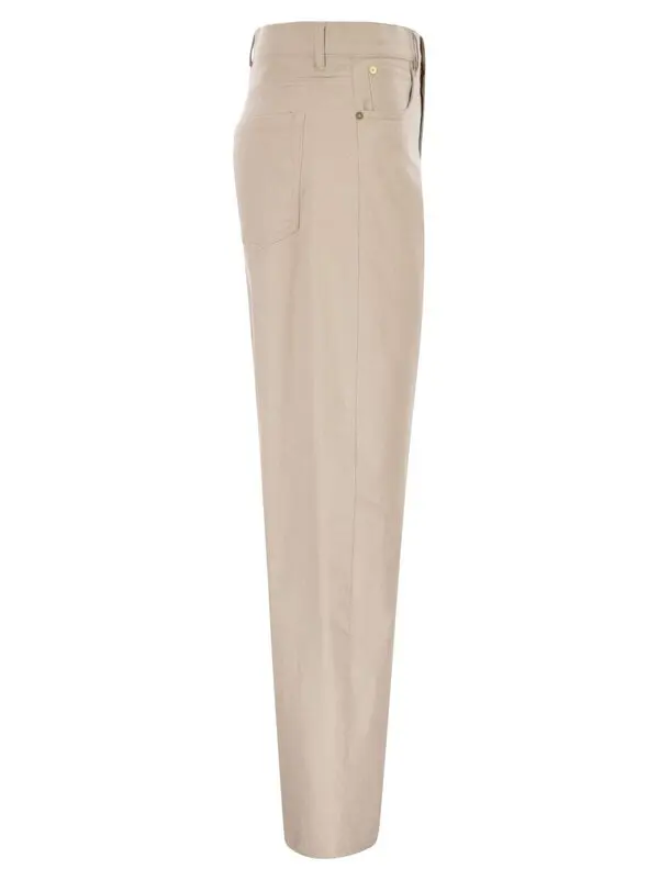 Max Mara Smmemily Bull Stretch Trousers - Cream