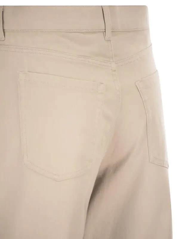 Max Mara Smmemily Bull Stretch Trousers - Cream