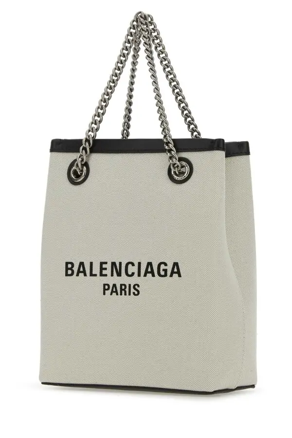 Balenciaga Duty Free Canvas Handbag - Brown