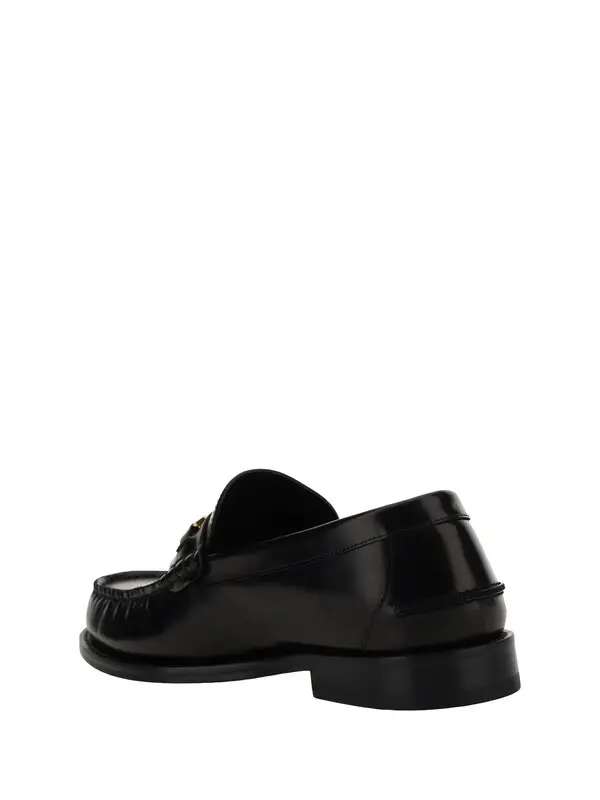 Versace Leather Loafers