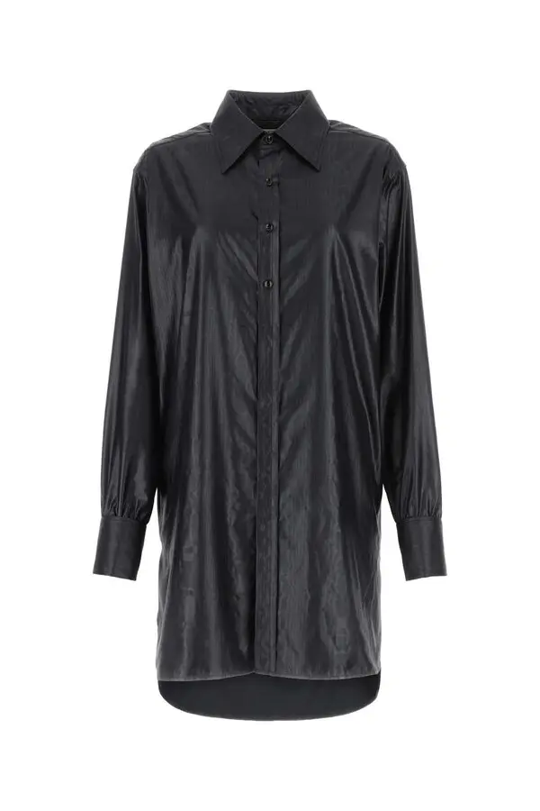 MAISON MARGIELA Fabric Oversize Shirt - Black