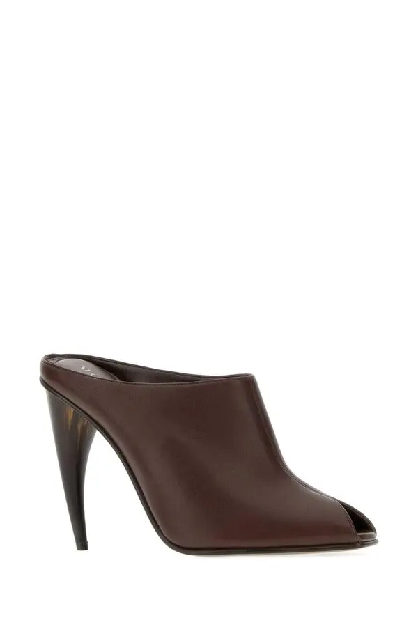Alexander McQueen Leather Mules - Brown
