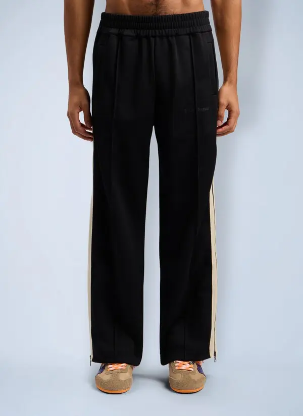 Palm Angels Performance Zip-up Track Pants - Black
