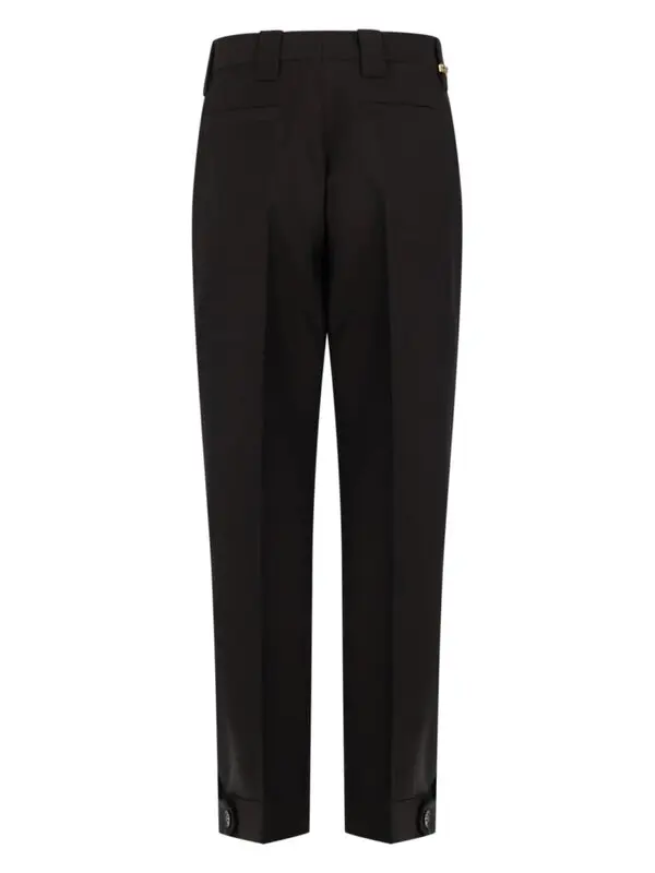 Versace Wool And Mohair Trousers - Brown