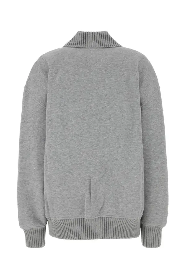 Gucci Grey Cotton Blend Bomber Jacket