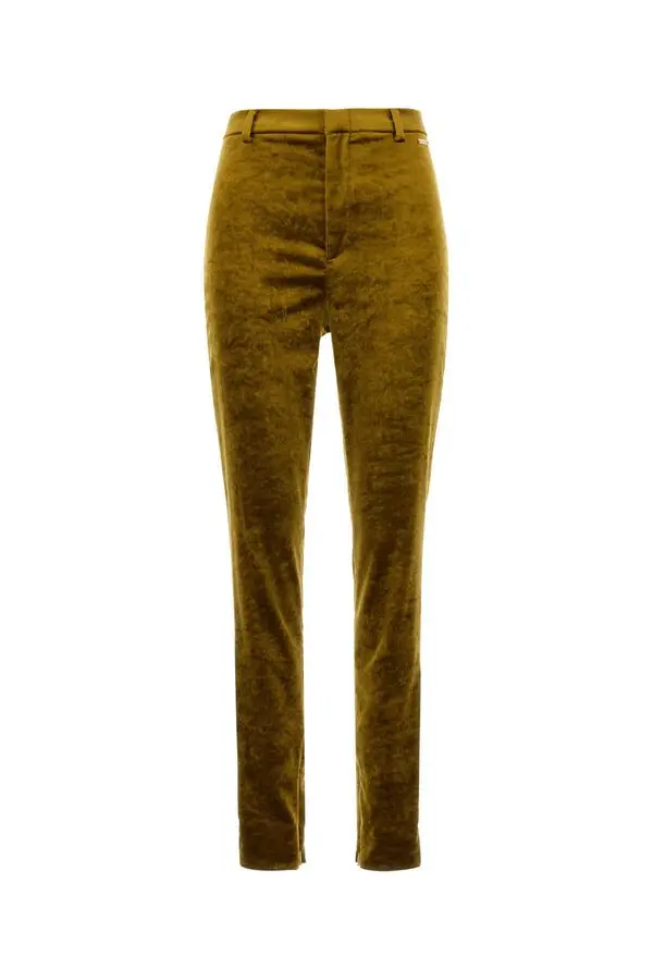 Gucci Chenille Skinny Pant - Green