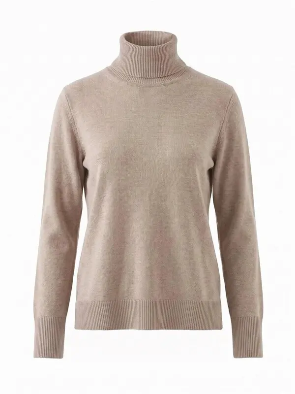 Max Mara Wool Turtleneck Sweater - Multicolor
