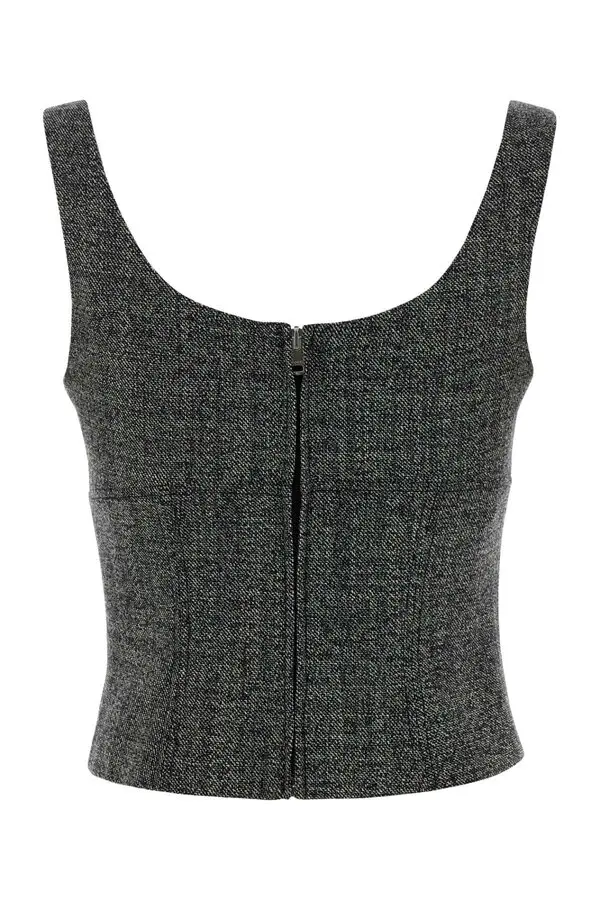 Gucci Two-tone Wool Tank Top