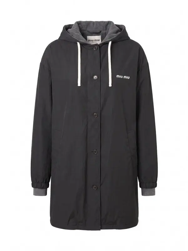 Miu Miu Hooded Caban