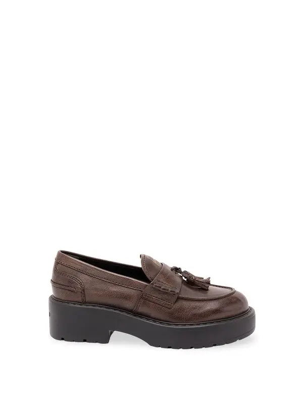 Miu Miu Leather Loafers - Multicolor