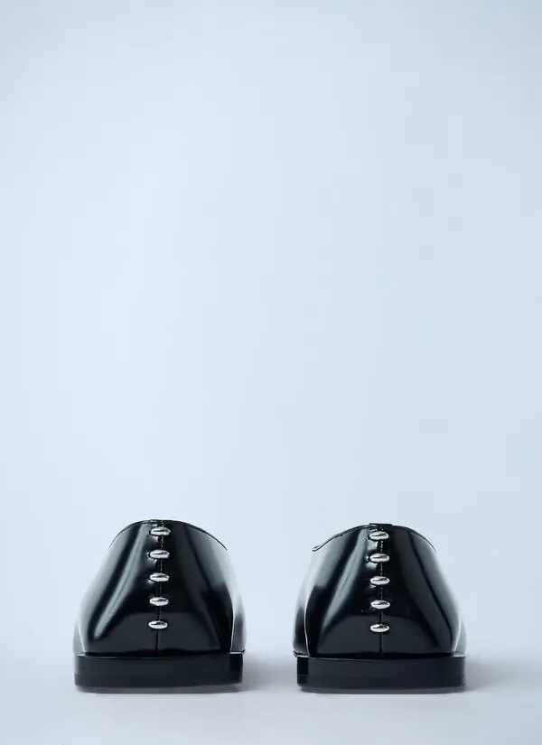 JIL SANDER Leather Ballerina Flats
