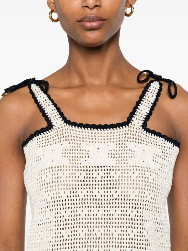 Celine Crochet Short Dress