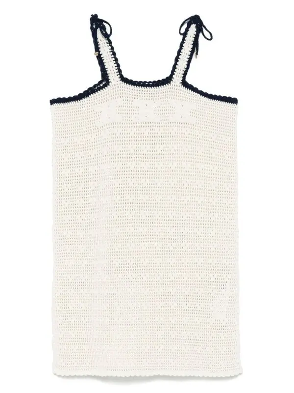 Celine Crochet Short Dress - Multicolor