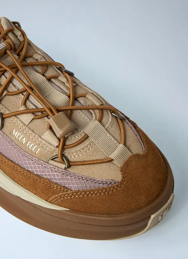 Moon Boot Low-top Lace-up Sneakers - Multicolor