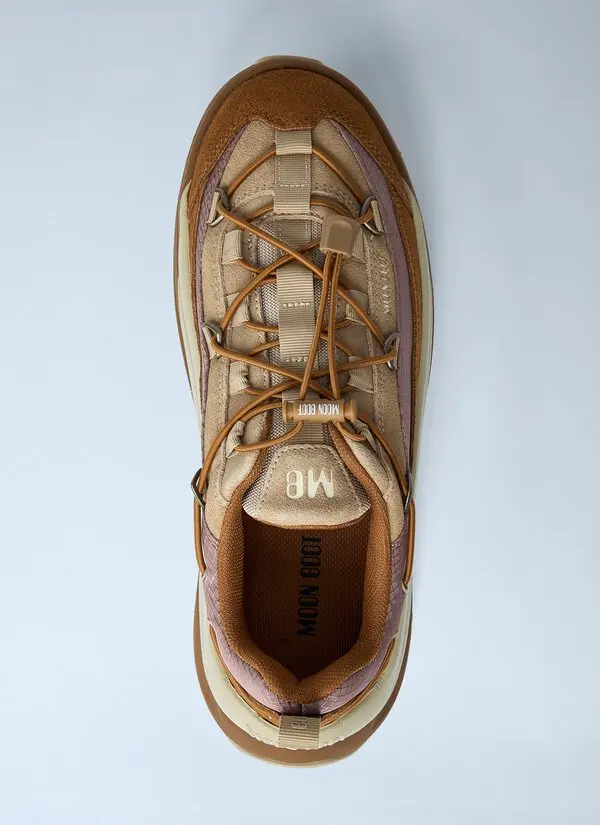 Moon Boot Low-top Lace-up Sneakers - Multicolor