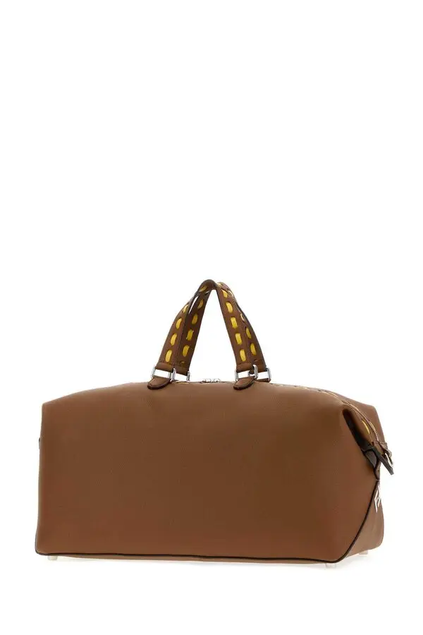 Fendi Caramel Leather Lui 45 Shopping Bag